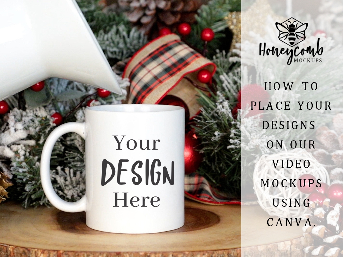 How To Use Our Video Mockups With Your Designs Using Canva Honeycomb